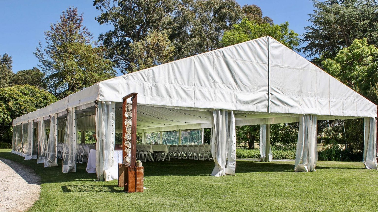 Marquee Structure White 6M x 6M | Alfie's Event Hire